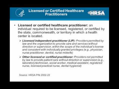 FTCA Deeming Application: Credentialing System