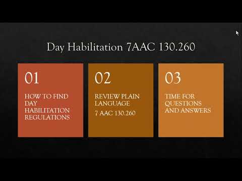 New Day Habilitation Regulations