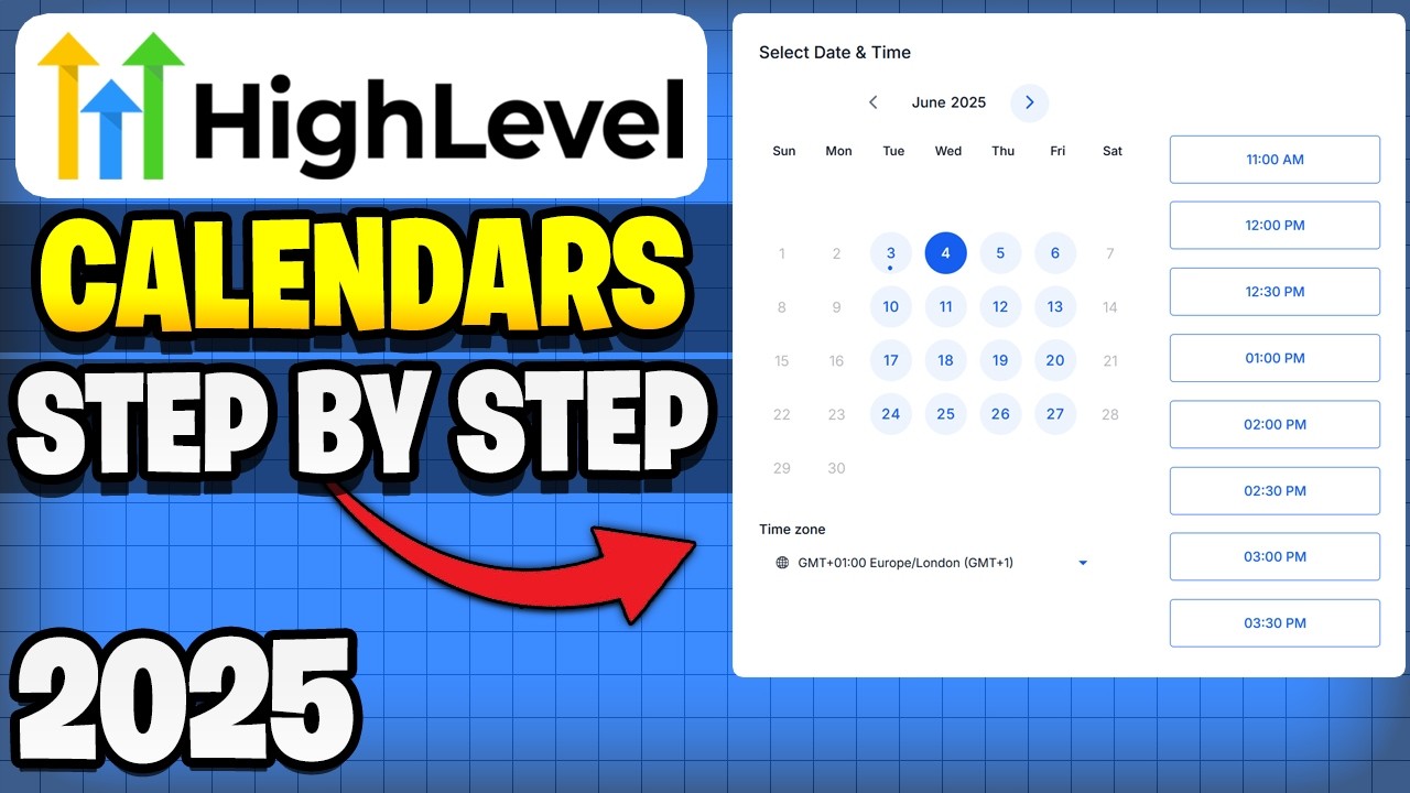 GoHighLevel Calendars Step By Step Tutorial for Beginners | Friendly Guide 2025