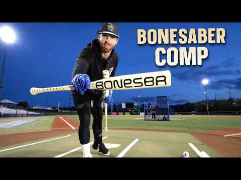 Hitting with the BONESABER COMPOSITE (vs. "The Dub") | USSSA Baseball Bat Review @HillsboroHops