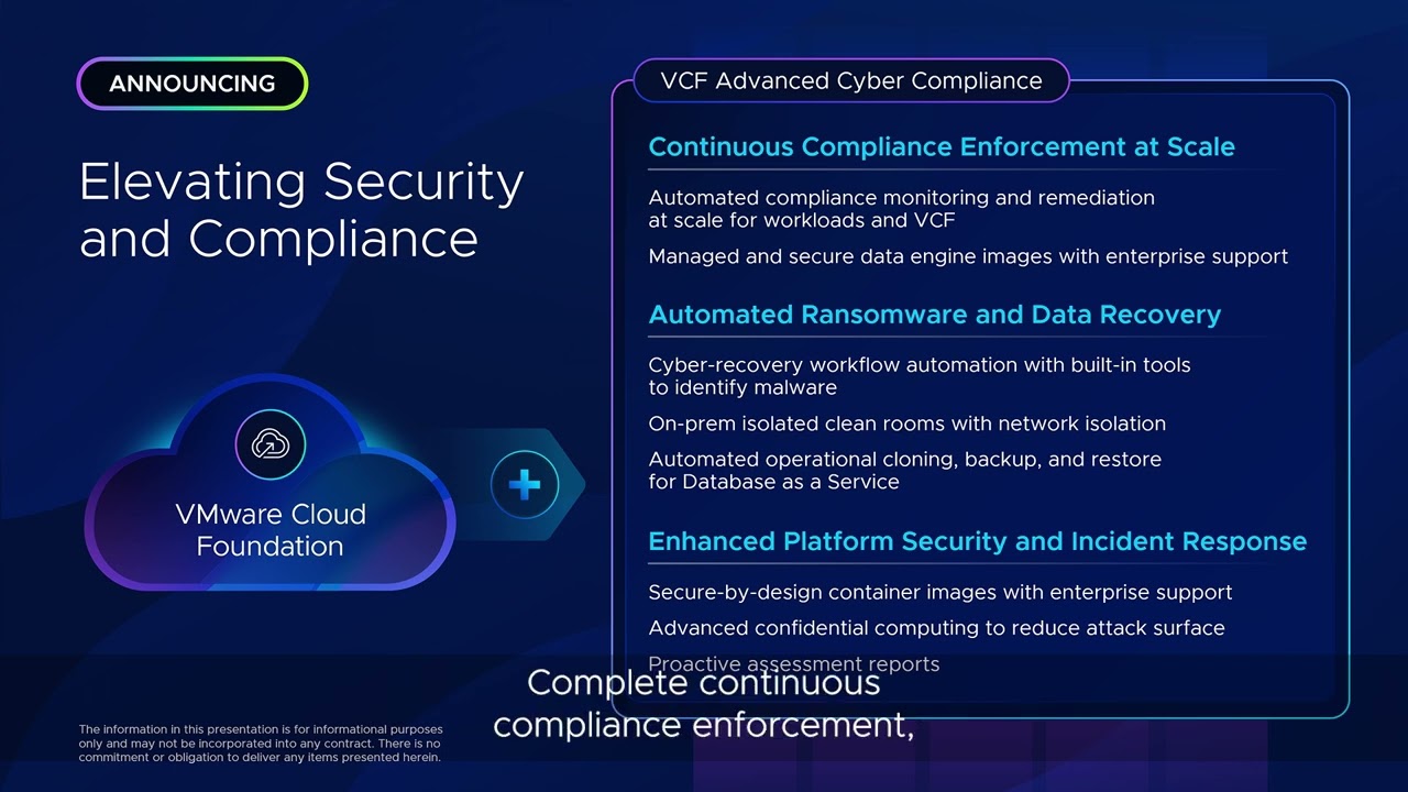 Introducing VCF Advanced Cyber Compliance