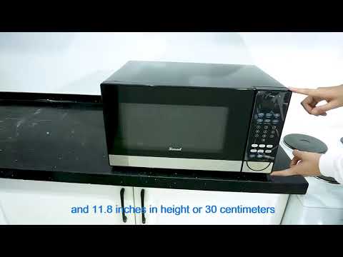 Smad 1.1 Cu. Ft. Stainless Steel Digital Table Microwave Oven