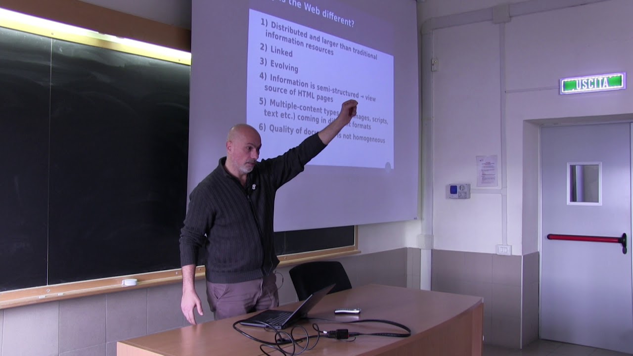 Web Information Retrieval (Prof. L. Becchetti) - Lecture 1 part 1 (25 Feb. 2019).