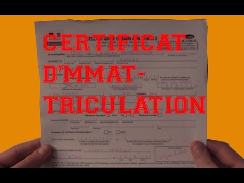 Remplir un certificat d'immatriculation de Mobylette ! TUTO #3 -TAYOBY -