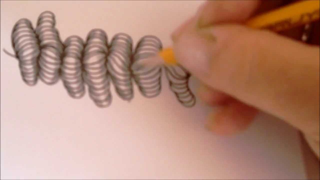 How to draw tanglepattern Mr. E