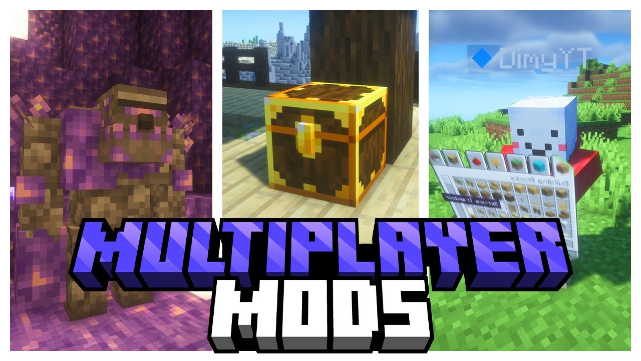 The TOP 10 MULTIPLAYER Mods for MINECRAFT!