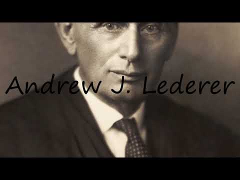 How to Pronounce Andrew J. Lederer?