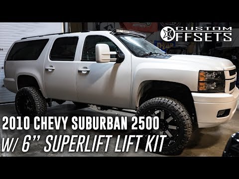 2010 Chevy Suburban 2500 w/ 6" SuperLift Lift Kit