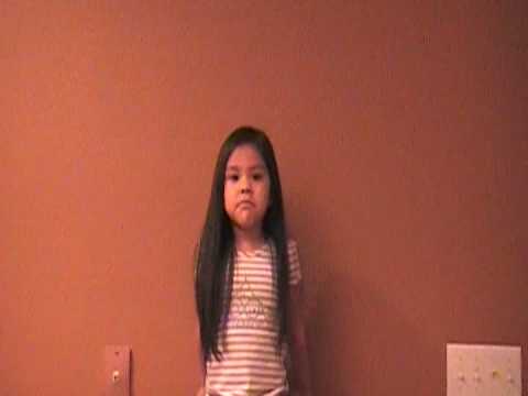 kid sings christmas songs.MOD