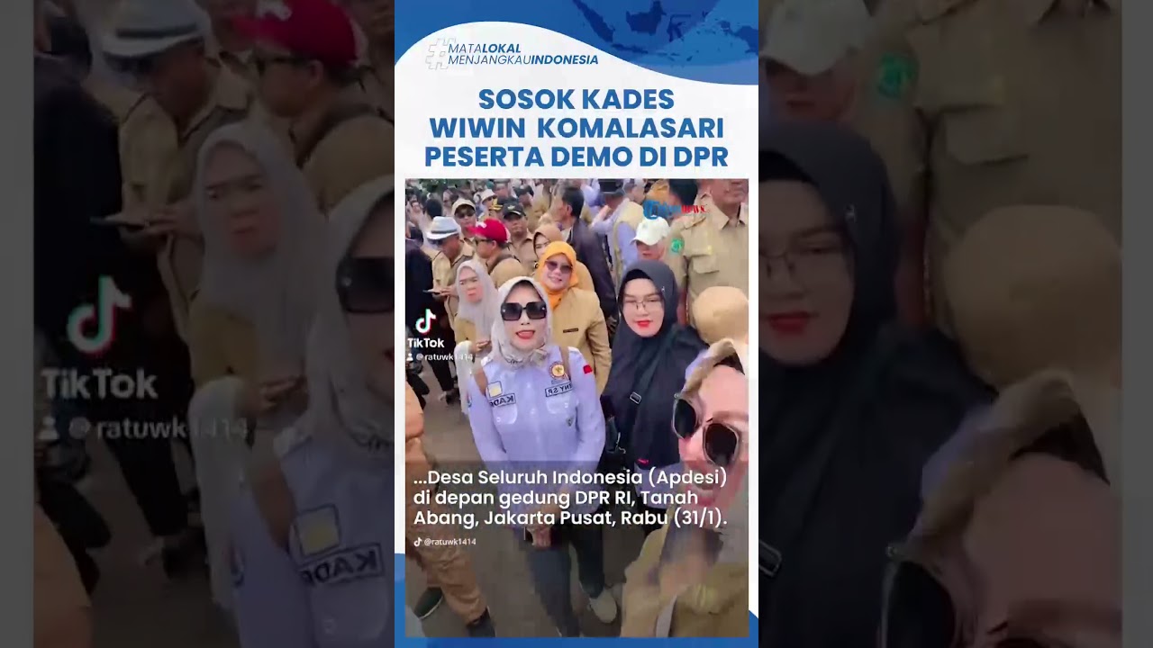 Viral Unjuk Rasa Perangkat Desa di Gedung DPR RI Rusuh, Harta Sosok ...
