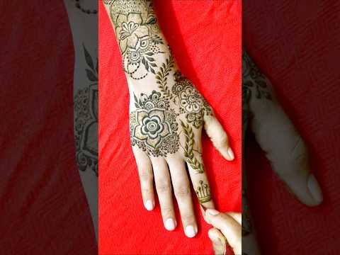 New Simple Mehndi Design/#shortsvideo #shorts #youtubeshorts #love #repost #trending #nahida
