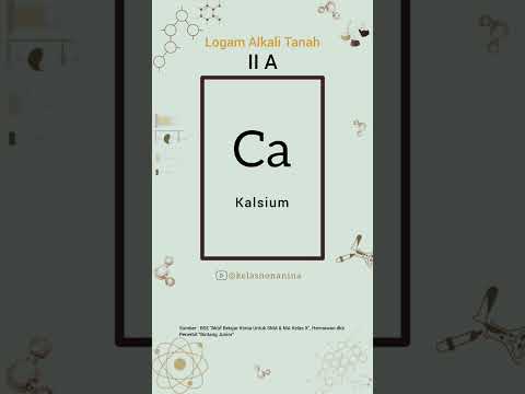 Unsur Kalsium #belajar #science #chemistry #shorts
