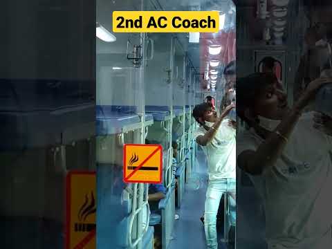 2nd AC Coach inside view | 3rd AC Economy Coach | Rajdhani Express | Indian Railways |IRCTC #shorts