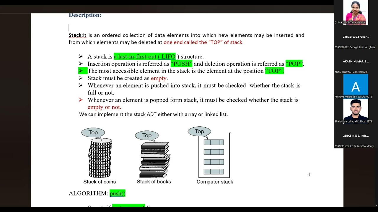 Stack and Queue Introduction C++ Implementation Static & Dynamic amd Application