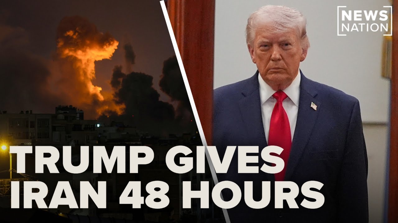 Trump warns Iran of possible action within 48 hours over Hormuz Strait | NewsNation Live