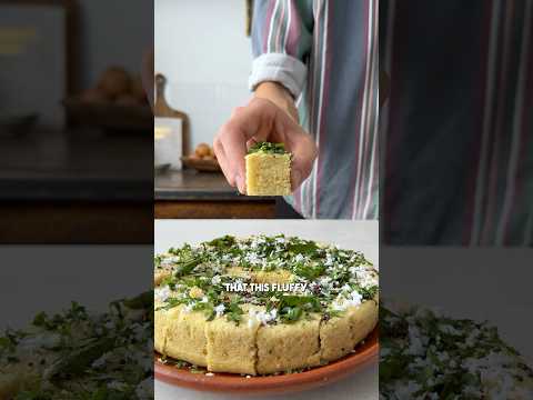 A cake made out of chickpeas?! 😳 Khaman #shorts