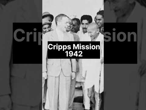Cripps Mission 1942 | upsc exams video shorts #govtexam #gk #viral #trending #upsc #shorts