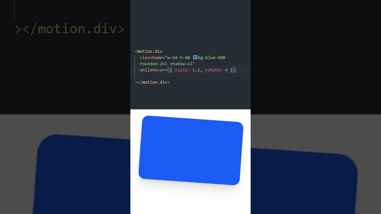 Create Card Hover Effect with Framer Motion #css #coding #tailwindcss #react #tutorial #web #react