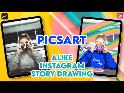 Instagram Story PicsArt Drawing in ProCreate (#Shorts)