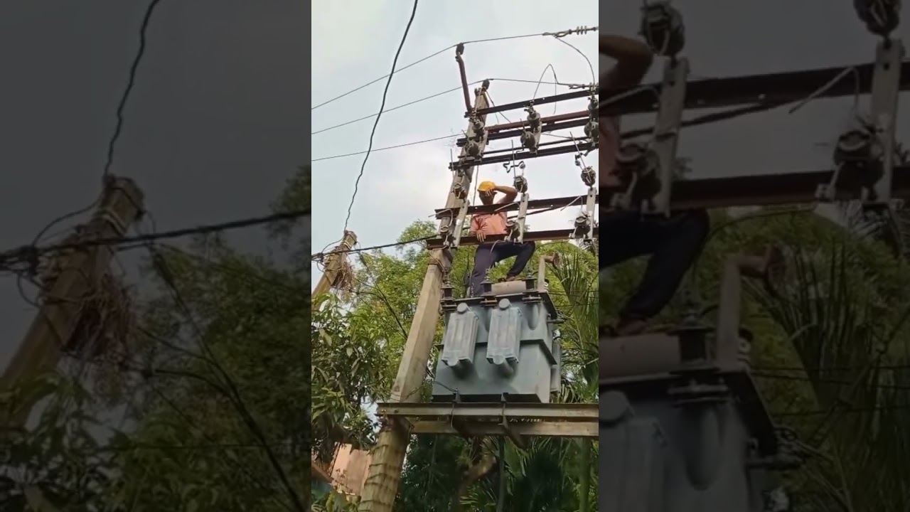 Rectification of dtr power fault#electricalwork #
