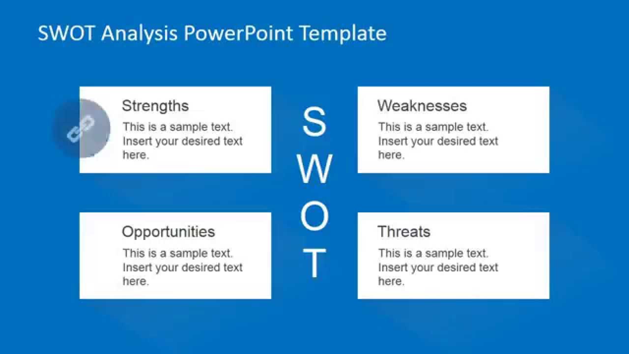 Animated SWOT Analysis PowerPoint Template