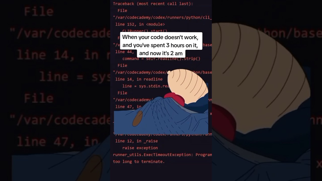 When your code doesn’t work