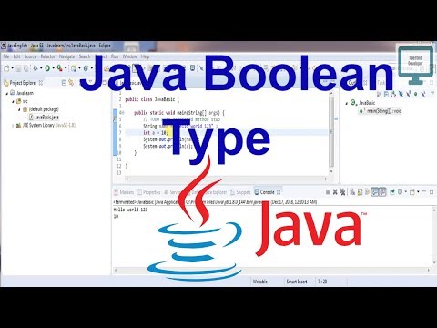 5.Java Programming Tutorial: What is Boolean in Java