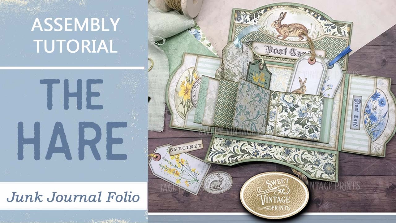 The Hare Junk Journal Folio Kit | Full Tutorial