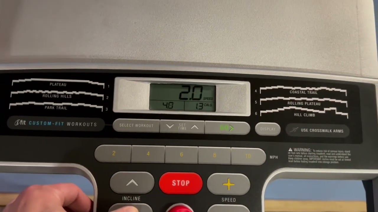 Pro-Form Crosswalk Sport Treadmill Demo