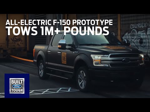 Ford Electric F-150 Tows a Train - The Physics of Ford's EV Truck Stunt