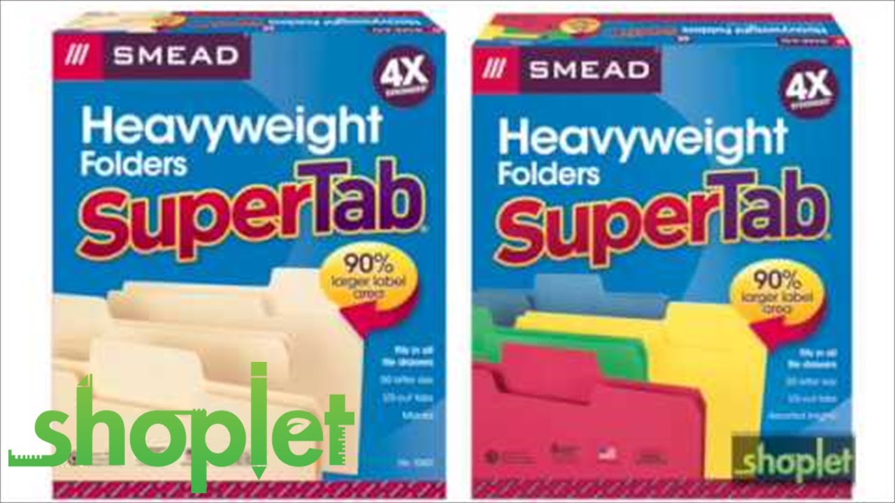 Smead SuperTab File Folders - SMD10401 - Shoplet.com Smead SuperTab File Folders - SMD10401 - Shoplet.com