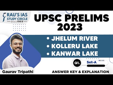 UPSC IAS Prelims 2023 | GS Paper 1 | Question - 1 | Set - A | Answer & Explanation | Rau's IAS