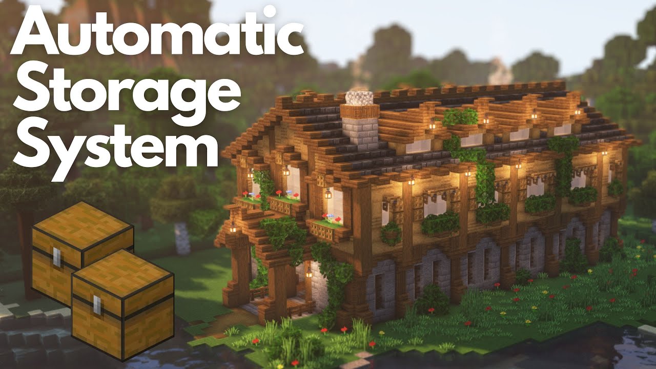 AUTOMATIC STORAGE SYSTEM | Minecraft Tutorial | Java & Bedrock 26.1