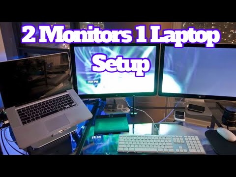 Connect two Monitors to a Laptop 💻 with a Docking station💪🏼