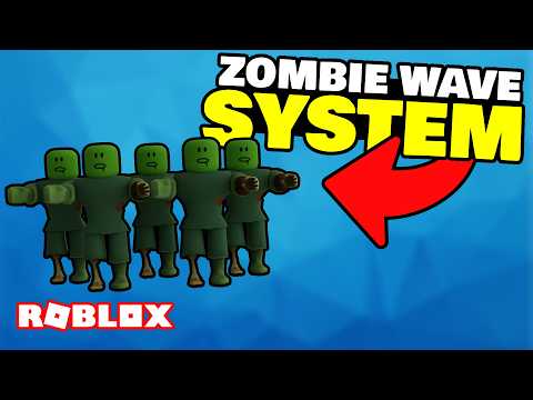 How to make a ZOMBIE WAVE SYSTEM in ROBLOX!
