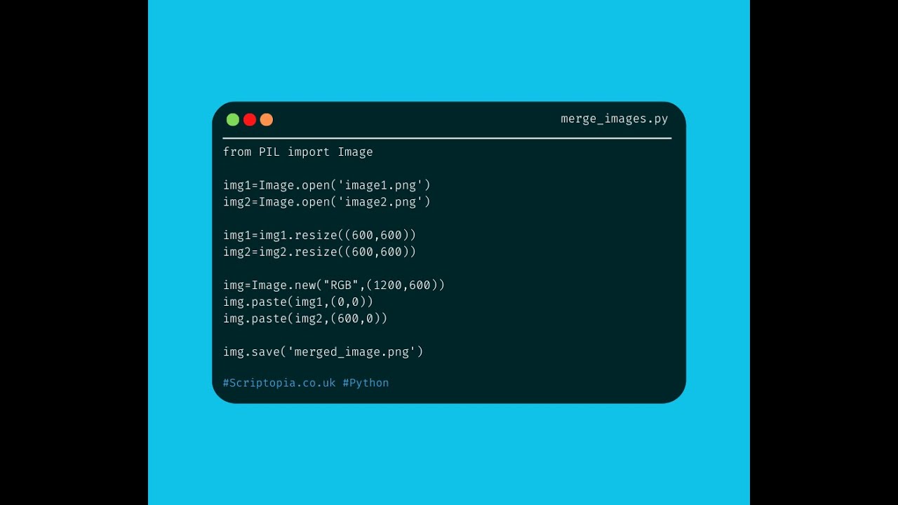 Python PIL - Merge images