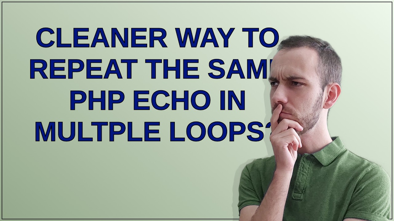 Wordpress: Cleaner way to repeat the same php echo in multple loops?
