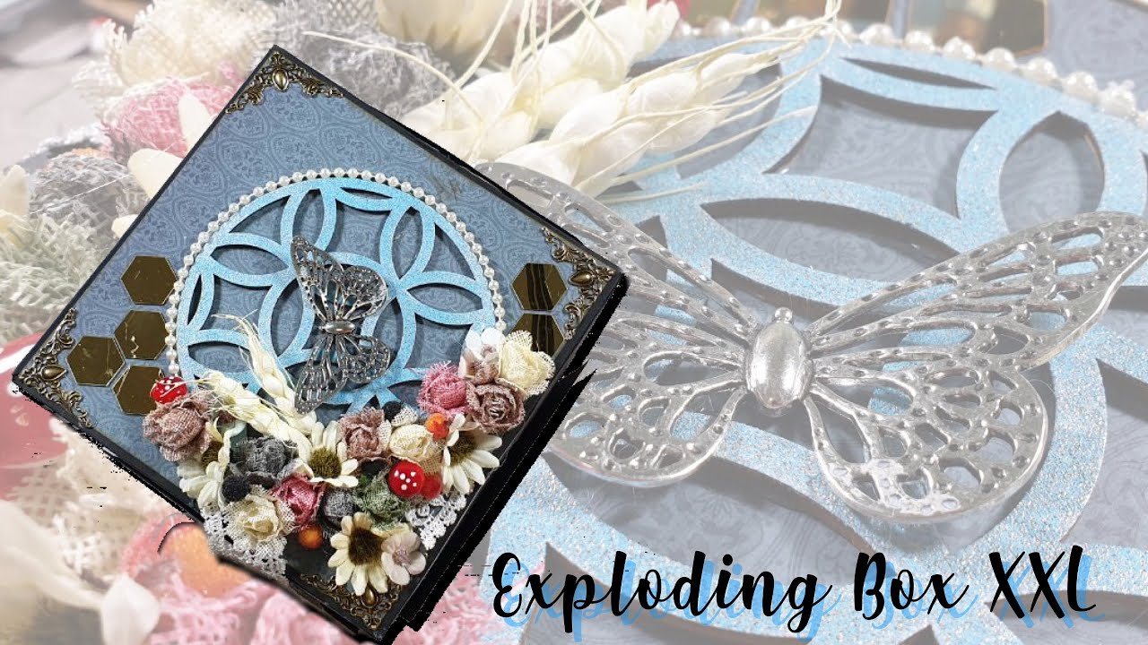 EXPLODING BOX XXL TUTORIAL COMPLETO -  CAJA EXPLOSIVA-