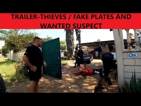 TRAILER THIEVES - FALSE PLATES - WANTED SUSPECT