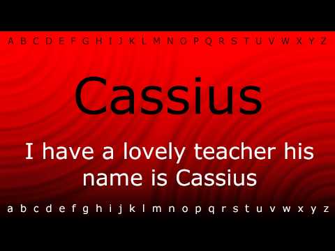 How to pronounce 'Cassius' with Zira.mp4