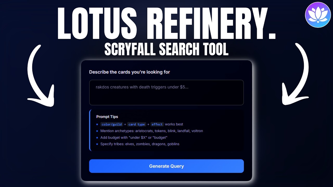 I Made A Scryfall Search Tool (Lotus Refinery)