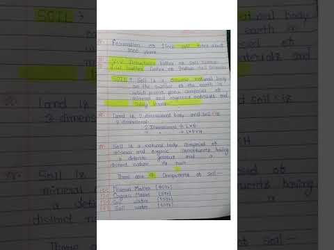 what is #soil ? #agriculture Soil Science #study #notes