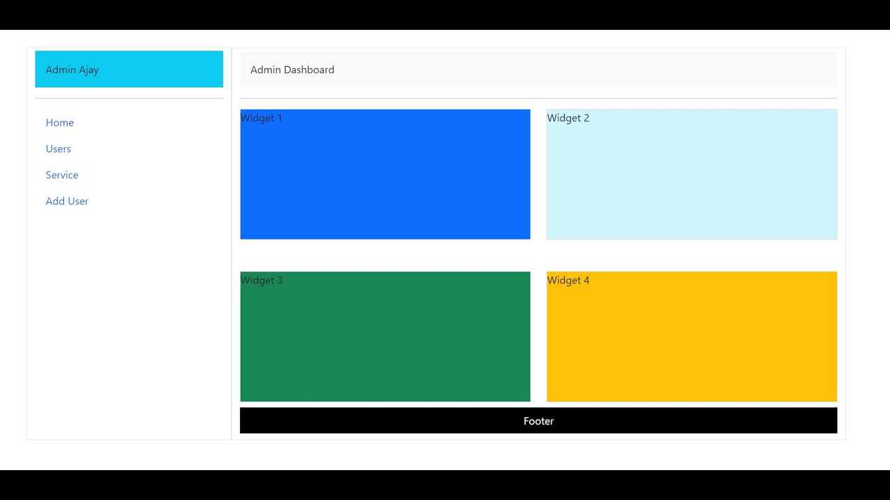 Angular 16 Bootstrap 5 Creating Admin Dashboard from Scratch | Admin Dashboard Creation