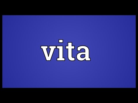Vita Meaning