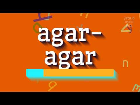 How to say "agar-agar"! (High Quality Voices)