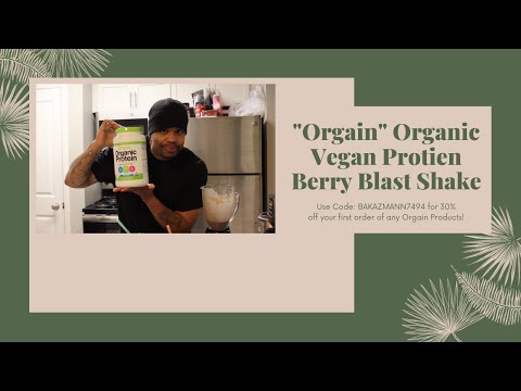 @DrinkOrgain Organic Vegan | Vanilla Bean | Peanutbutter Berry Blast | Protein Shake