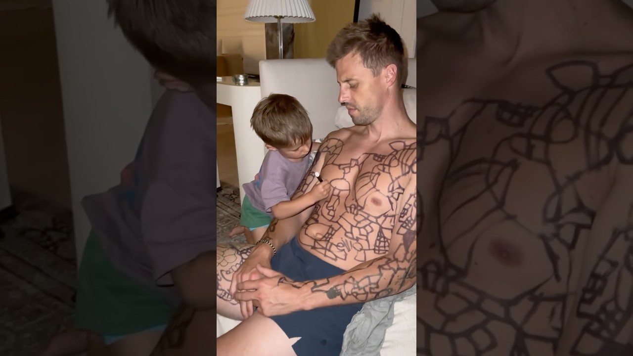 #JasonDeruloTV // Kids Drawing Temporary Tattoos ✍️ IG @codywestonandrew
