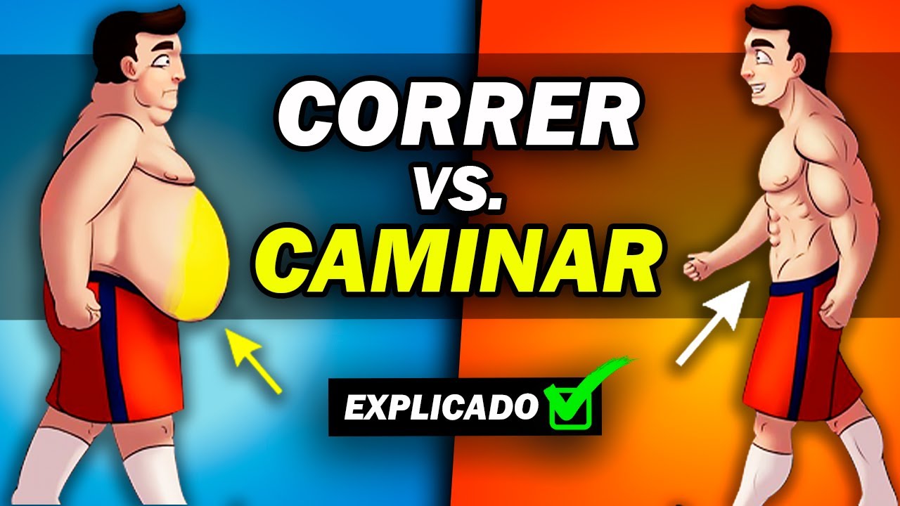 🔥 𝗘𝗫𝗣𝗟𝗜𝗖𝗔𝗗𝗢: Qué QUEMA más CALORÍAS y ayuda a Adelgazar, ¿CORRER o CAMINAR para Bajar de Peso?