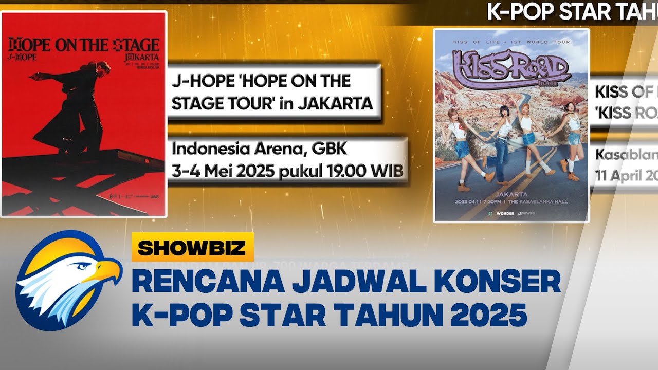 Catat Tanggalnya! Jadwal Upcoming Konser K-Pop Star Tahun 2025 [Showbiz]