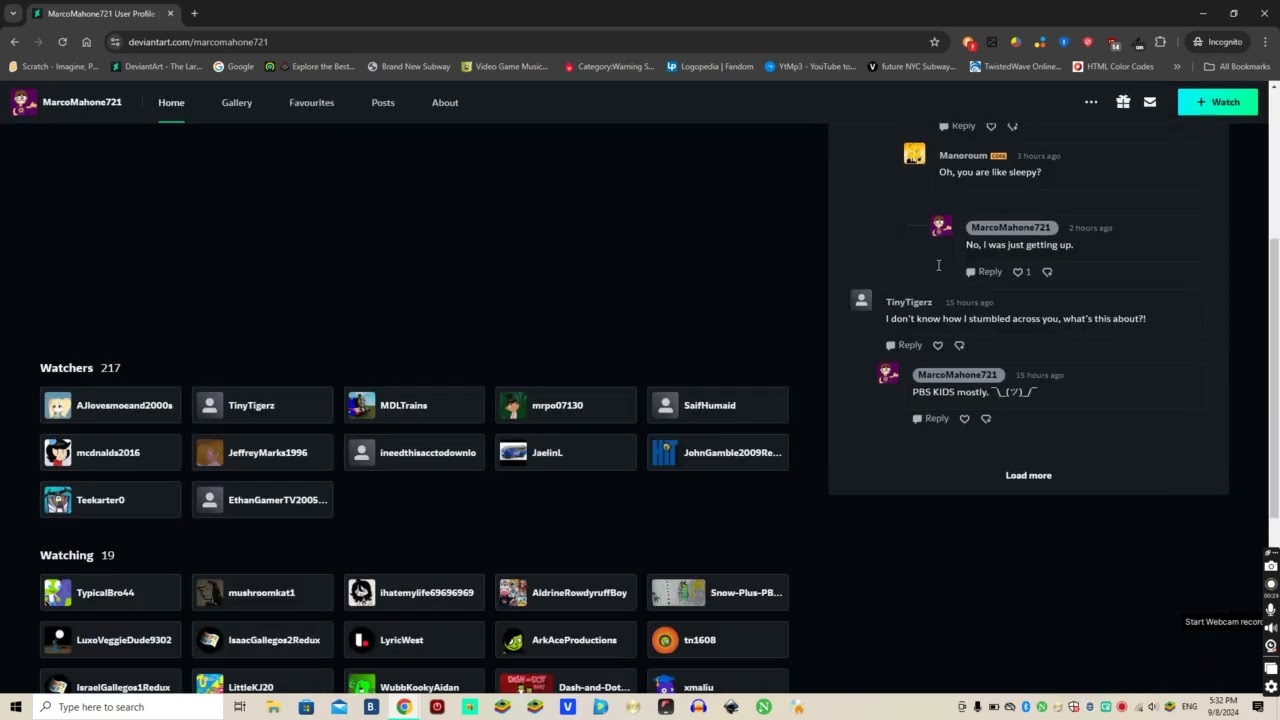 I Delete MarcoMahone721 On Deviantart